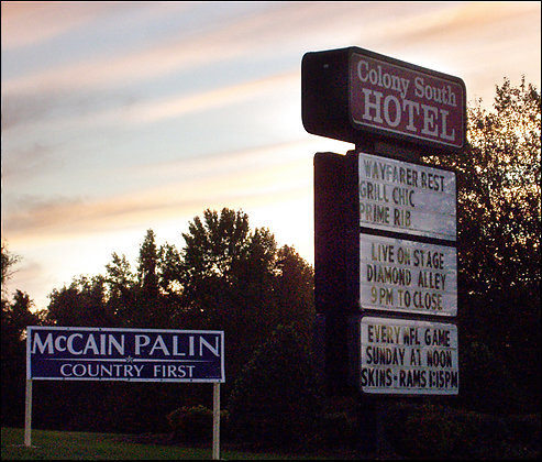 McCain sign called “slap in the face” : This ain't Hell, but you can ...