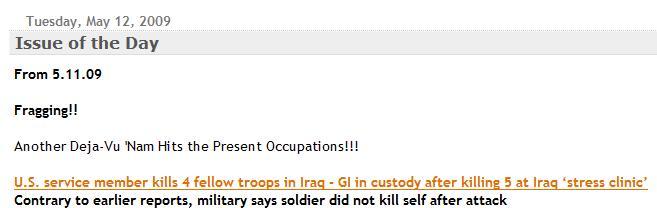 What Fragging? Where? : This ain't Hell, but you can see it from here