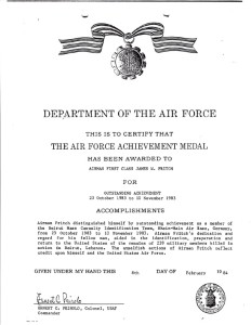 James W. Fritch; phony Beirut and Desert Storm vet : This ain't Hell ...