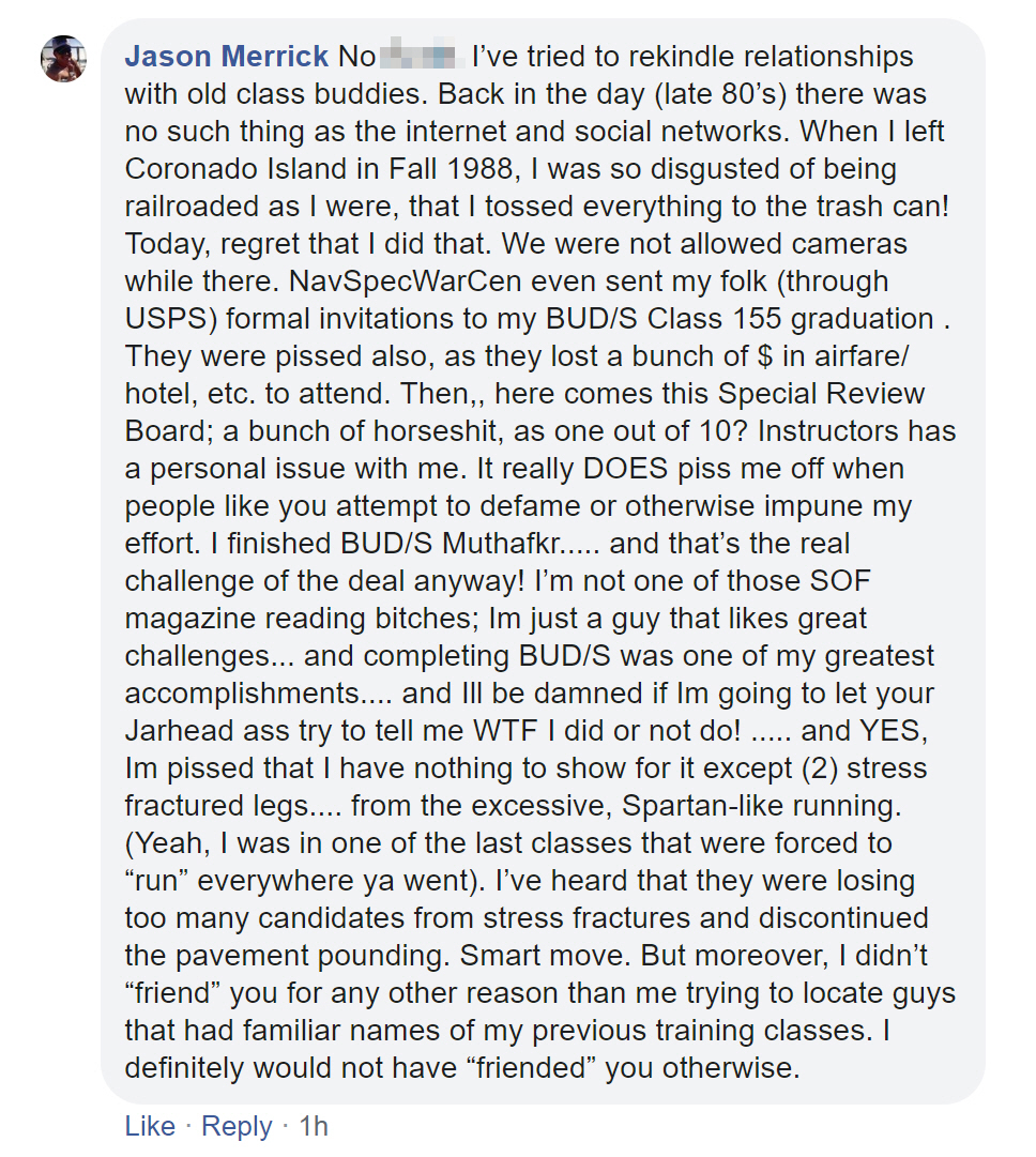 Jason Merrick – Phony BUD/S Graduate : This ain't Hell, but you can see ...